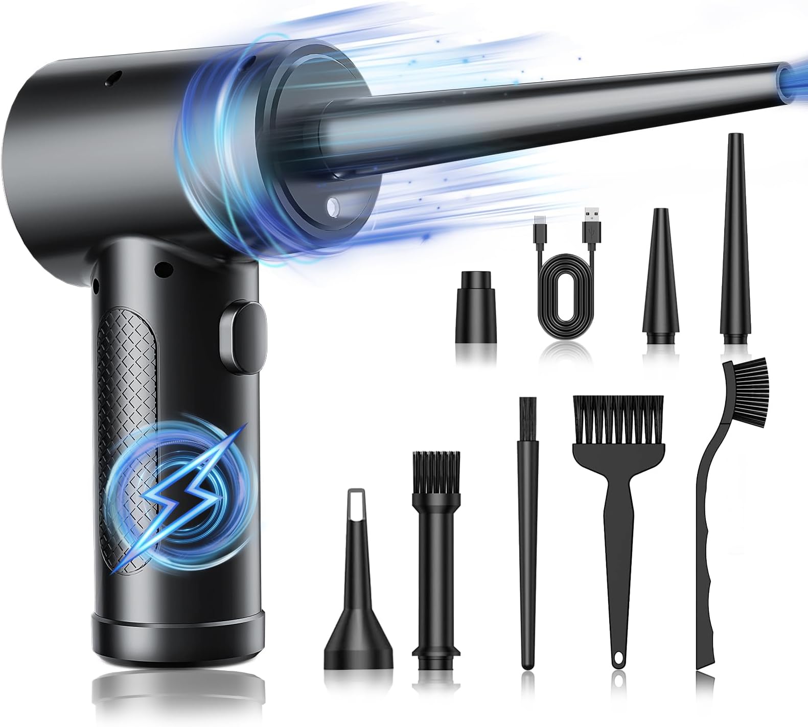 Amazon.com: Compressed Air Duster, 110000RPM Electric air Duster for ...