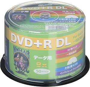 Amazon.co.jp: HIDISC データ用 DVD+R DL 片面2層 8.5GB 50枚 8倍速対応 : パソコン・周辺機器