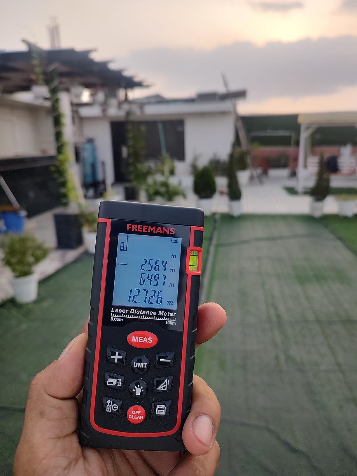 FREEMANS PRO-L100 Professional Laser Distance Meter - 100m with Area ...