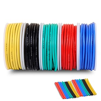 VIABRICO 18 Gauge Wire Solid Core Hookup Wire – 18 AWG Pre-Tinned, PVC ...