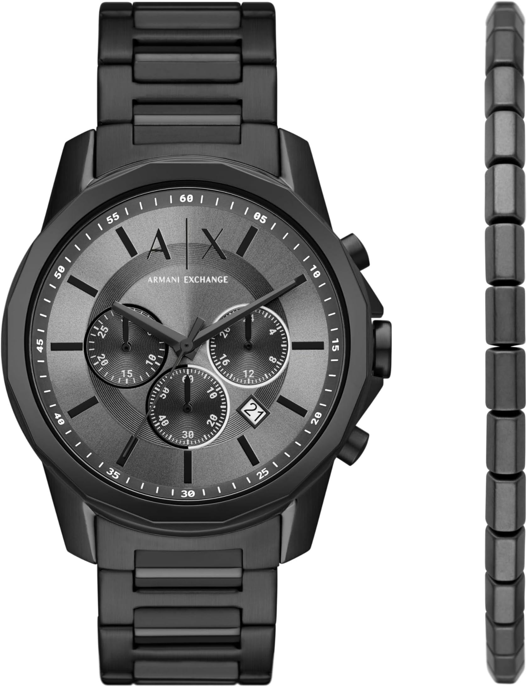 Armani Exchange Analog Grey Dial Men's Watch-AX7140SET : Amazon.in: Fashion