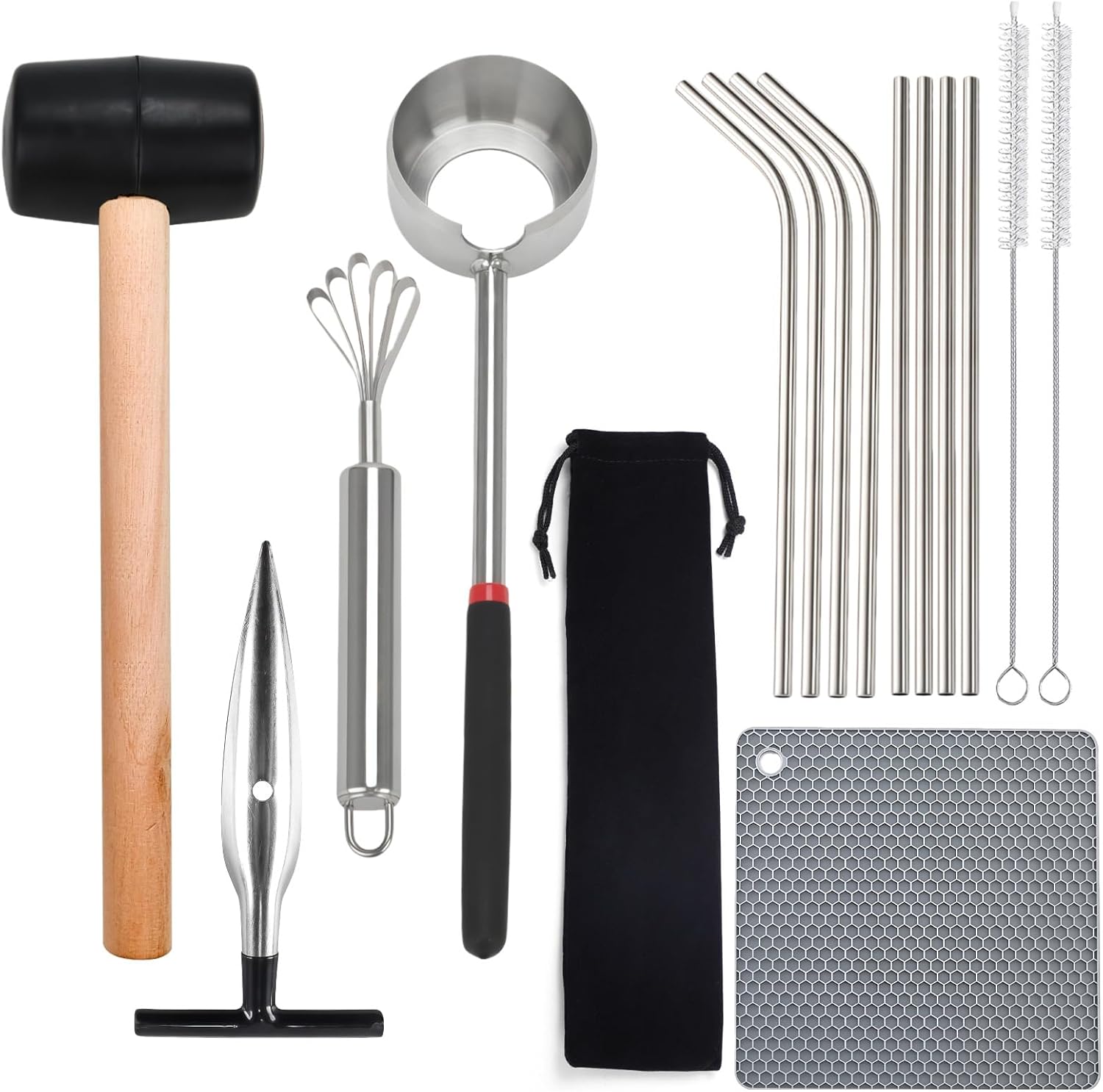 Amazon.com: Coconut Opener Tool Set Safe & Easy Coconuts Tool to Open ...
