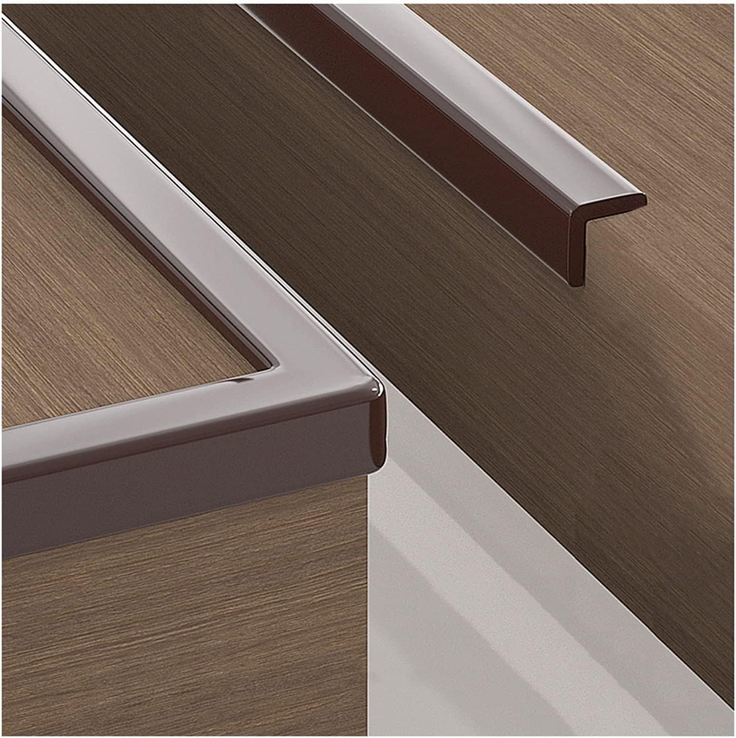 Amazon.com : Edge Corner Protectors Strip 0.6in Wide Brown, Corner ...