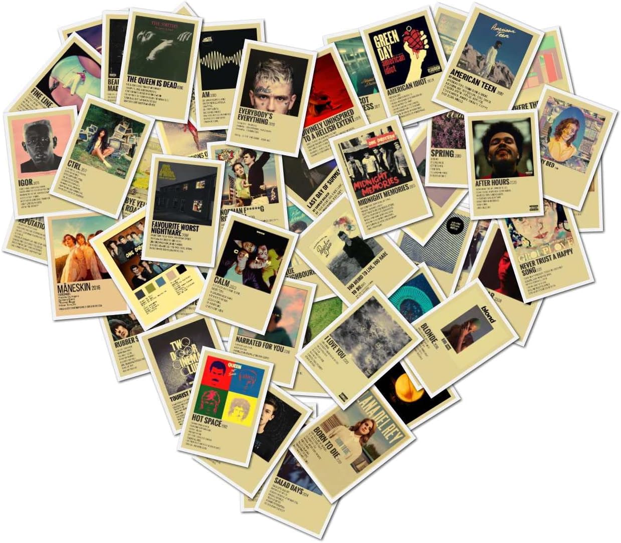 Amazon.com: USBDMX Classic Song Famous Singer Wall Collage Kit ...