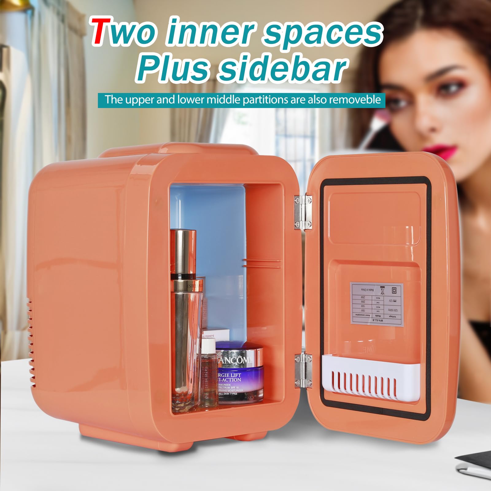 Snapklik.com : Mini Fridge Portable Thermoelectric 4 Liter Cooler And ...
