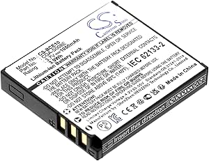 Amazon.com: Afshan 1050mAh/3.7V CGA-S008E CGA-S008A/1B RP-BP70L CGA ...
