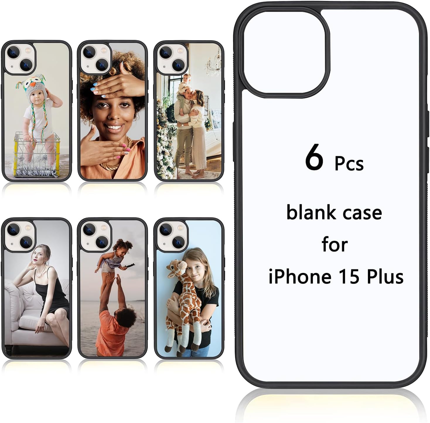 Amazon.com: Craft Express 6 PCS Sublimation Blank Phone Cases for ...