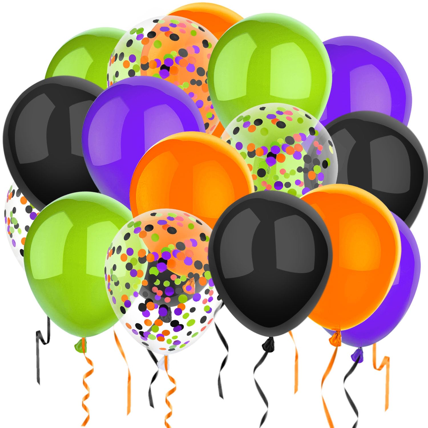 Confetti And Balloons Clipart