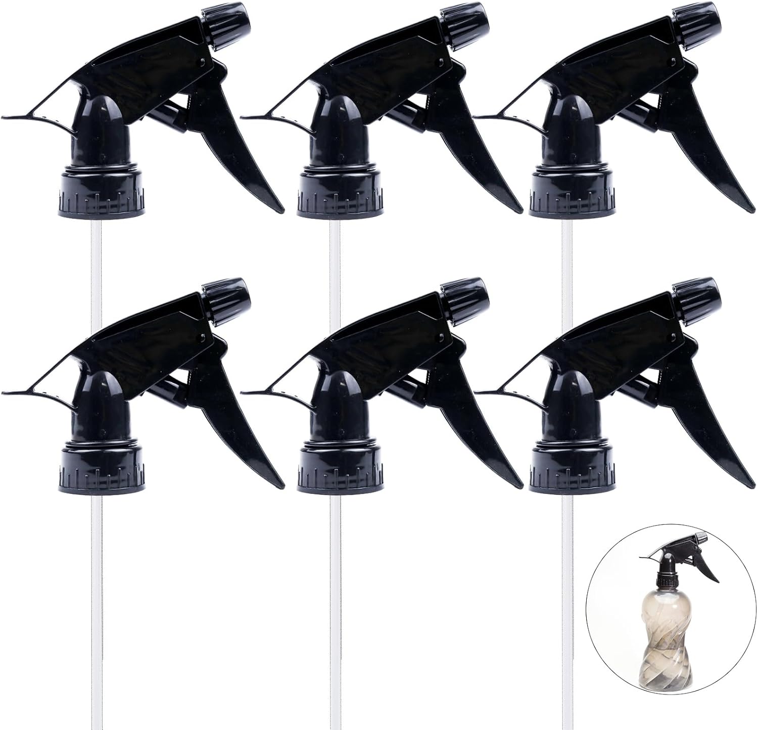 Amazon.com: SHEHARUHI 6pcs Spray Bottle Replacement Nozzle Mist Spray ...