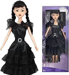 Amazon.com: DANONI Addams Doll with Gift Box, 11.5'' Addams Toys with ...