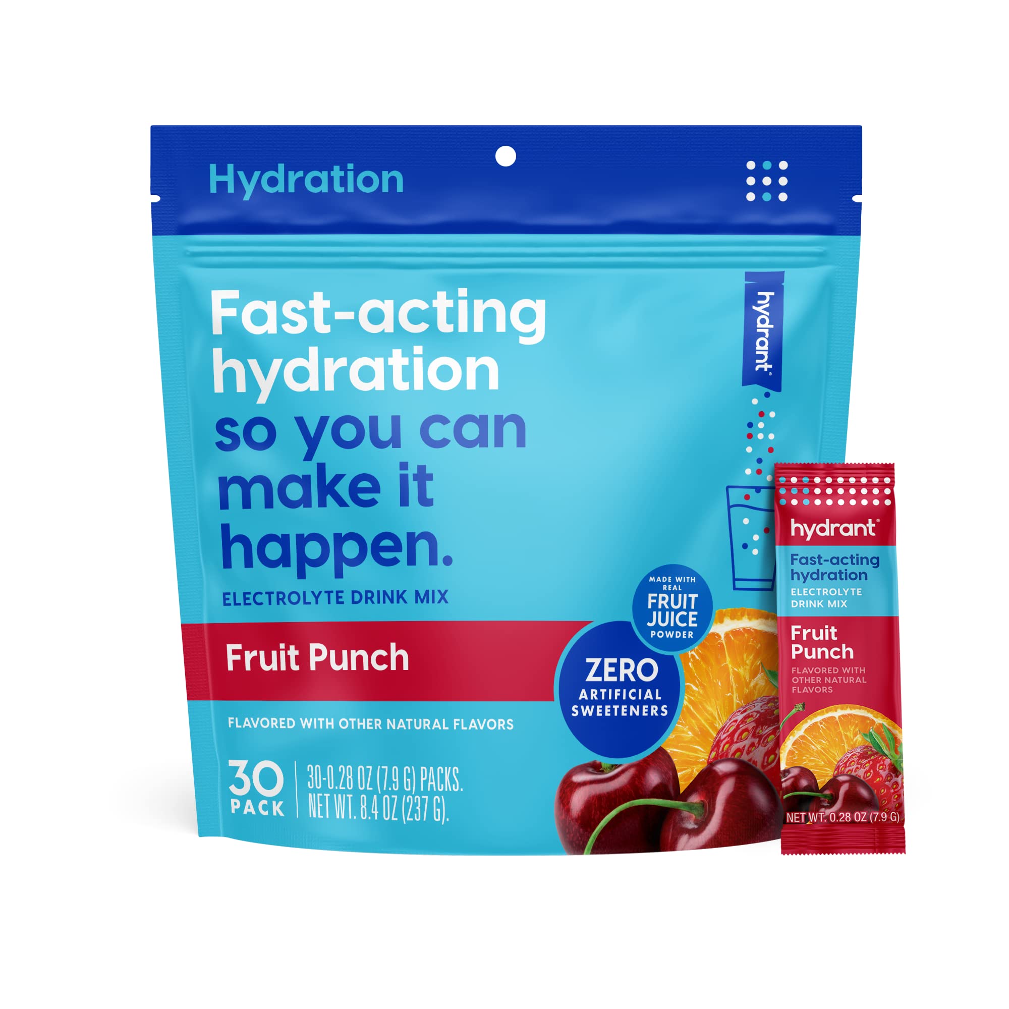 Amazon.com: HYDRANT Hydrate, Individual Hydration Electrolyte Powder ...