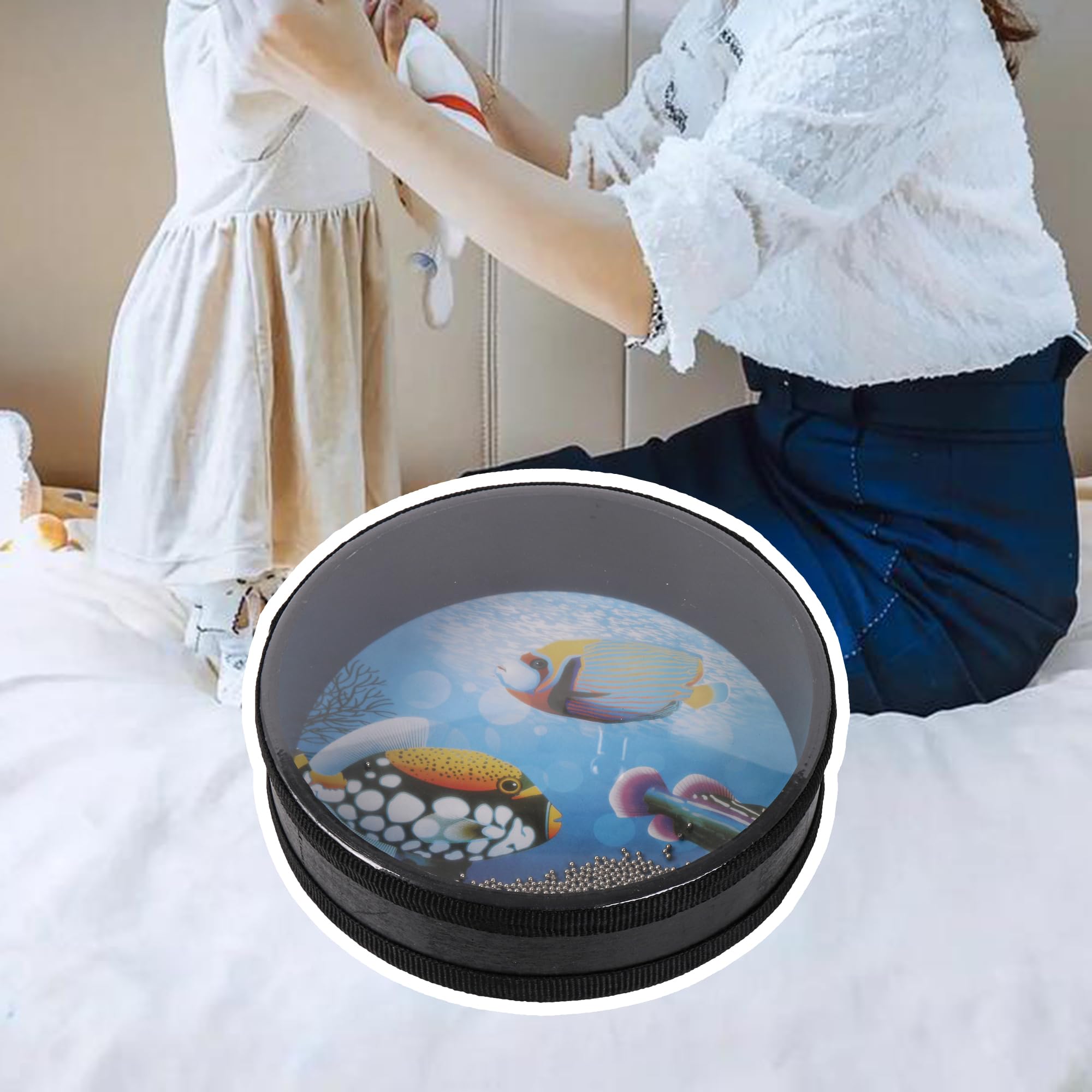Snapklik.com : Wave Bead Ocean Drum Musical Instruments 8 Inch
