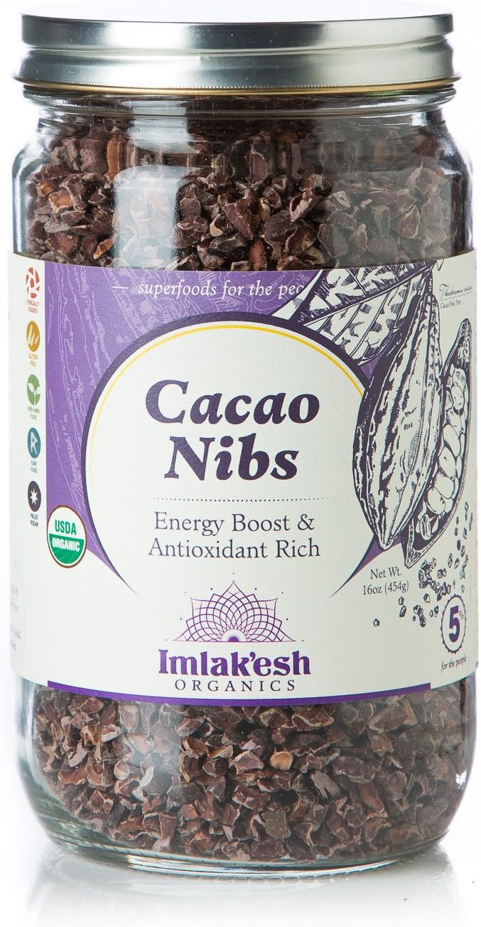 Amazon.com : Imlak'esh Organics - Raw Cacao Nibs Organic and ...