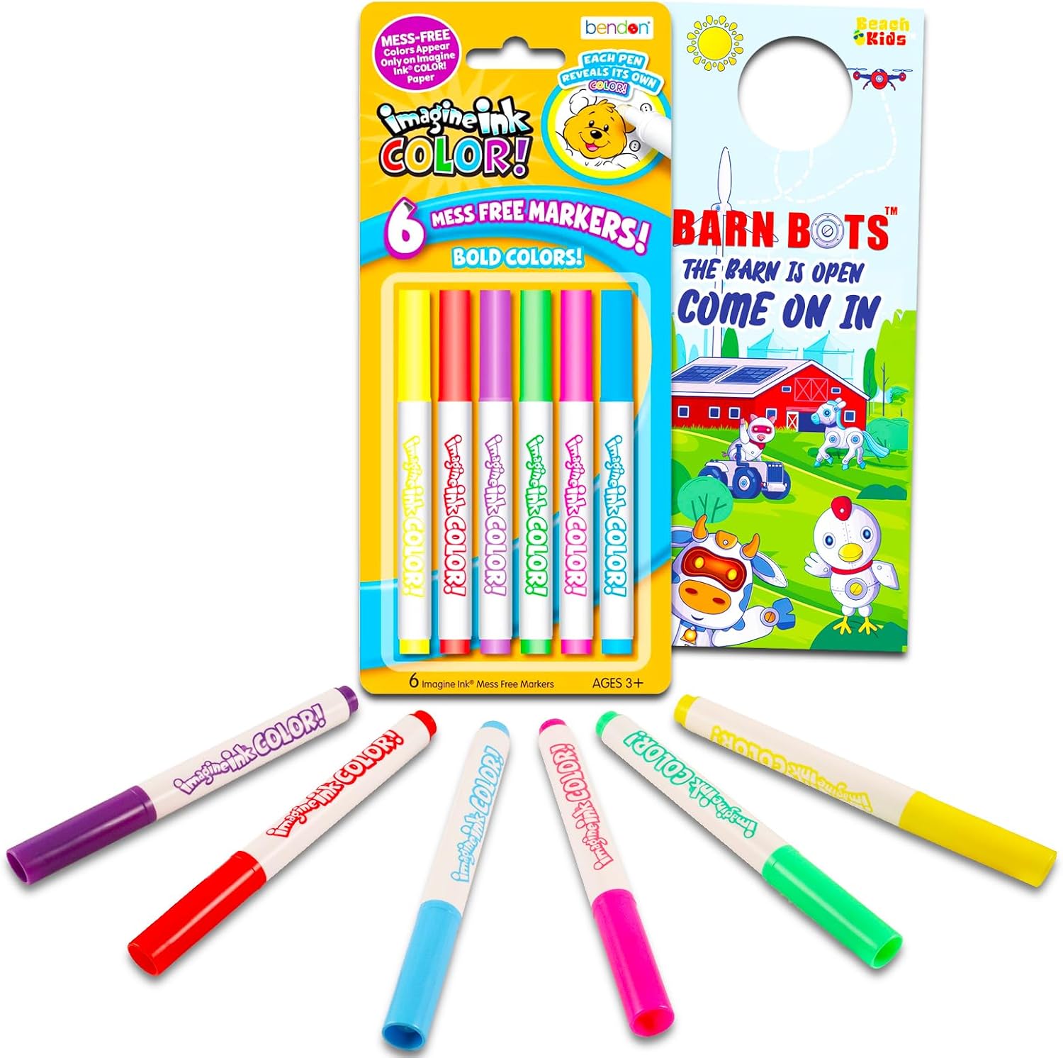 Amazon.com: Crenstone Imagine Ink Markers Only Bundle - 6 Pc Non ...