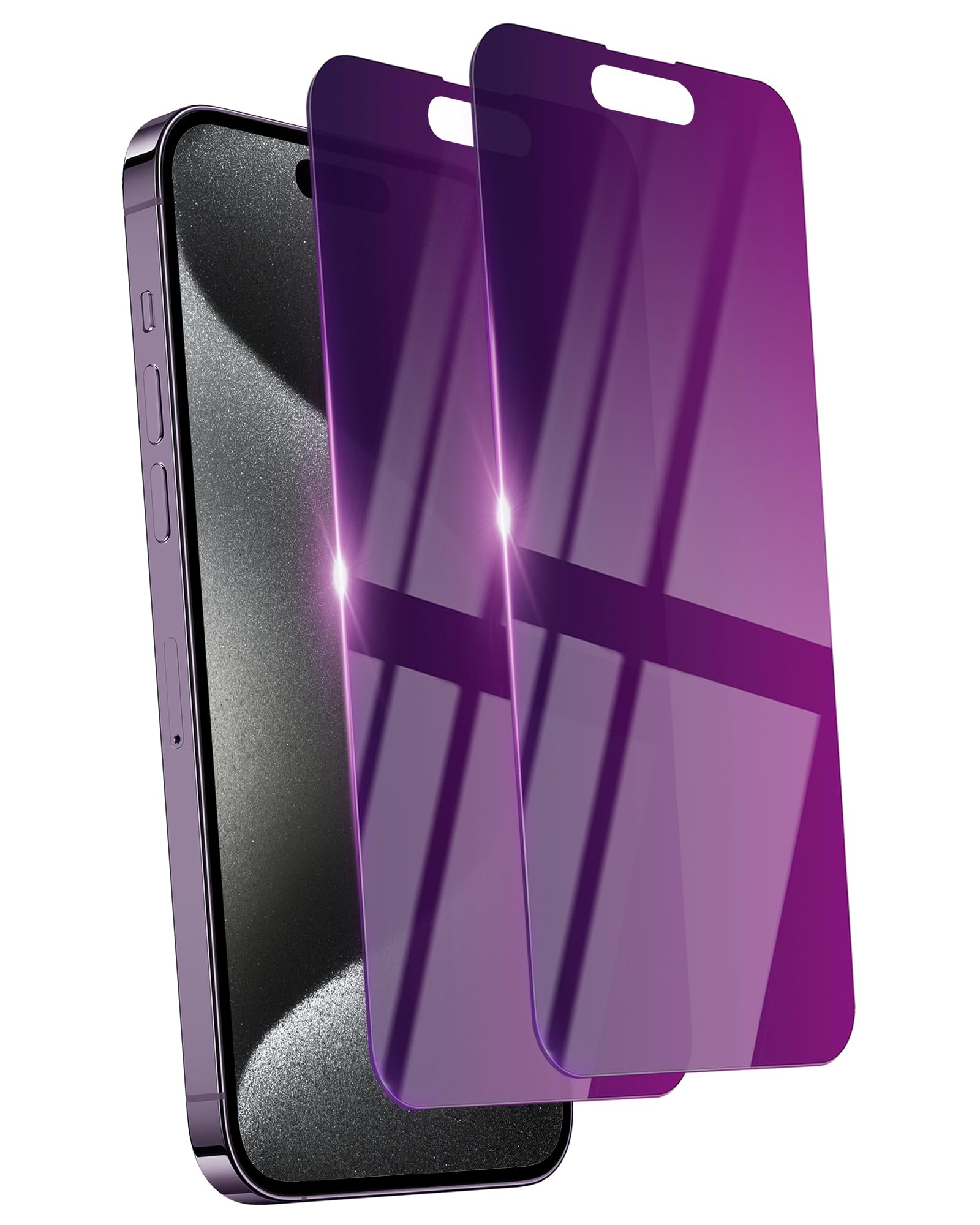 Amazon.com: Ifaeveus 2 Pack Privacy Screen Protector for iPhone 15 Pro ...