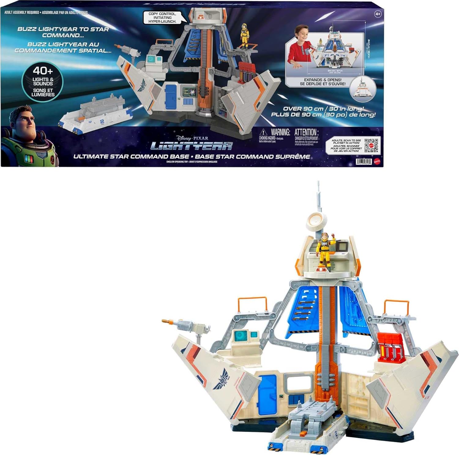 Disney and Pixar Lightyear Ultimate Star Command Base Interactive ...
