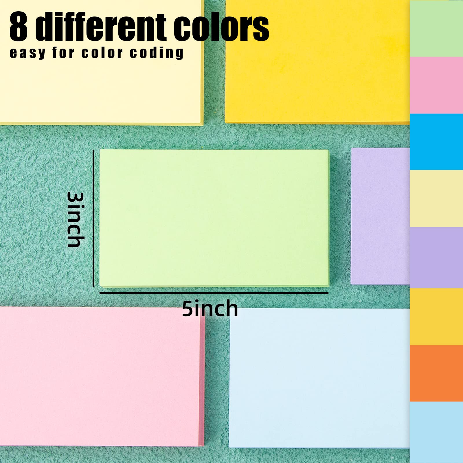Snapklik.com : 300PCS Blank Index Cards, 3 X 5 Inch Index Cards Unruled ...