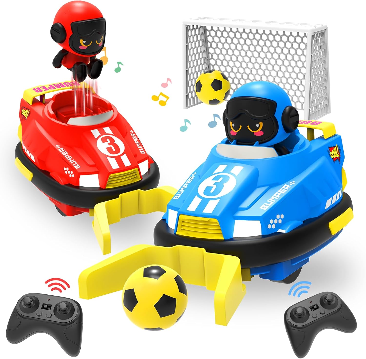 Amazon.com: ATHLERIA 2pcs Toddler Remote Control Car Toys for Kids Age ...