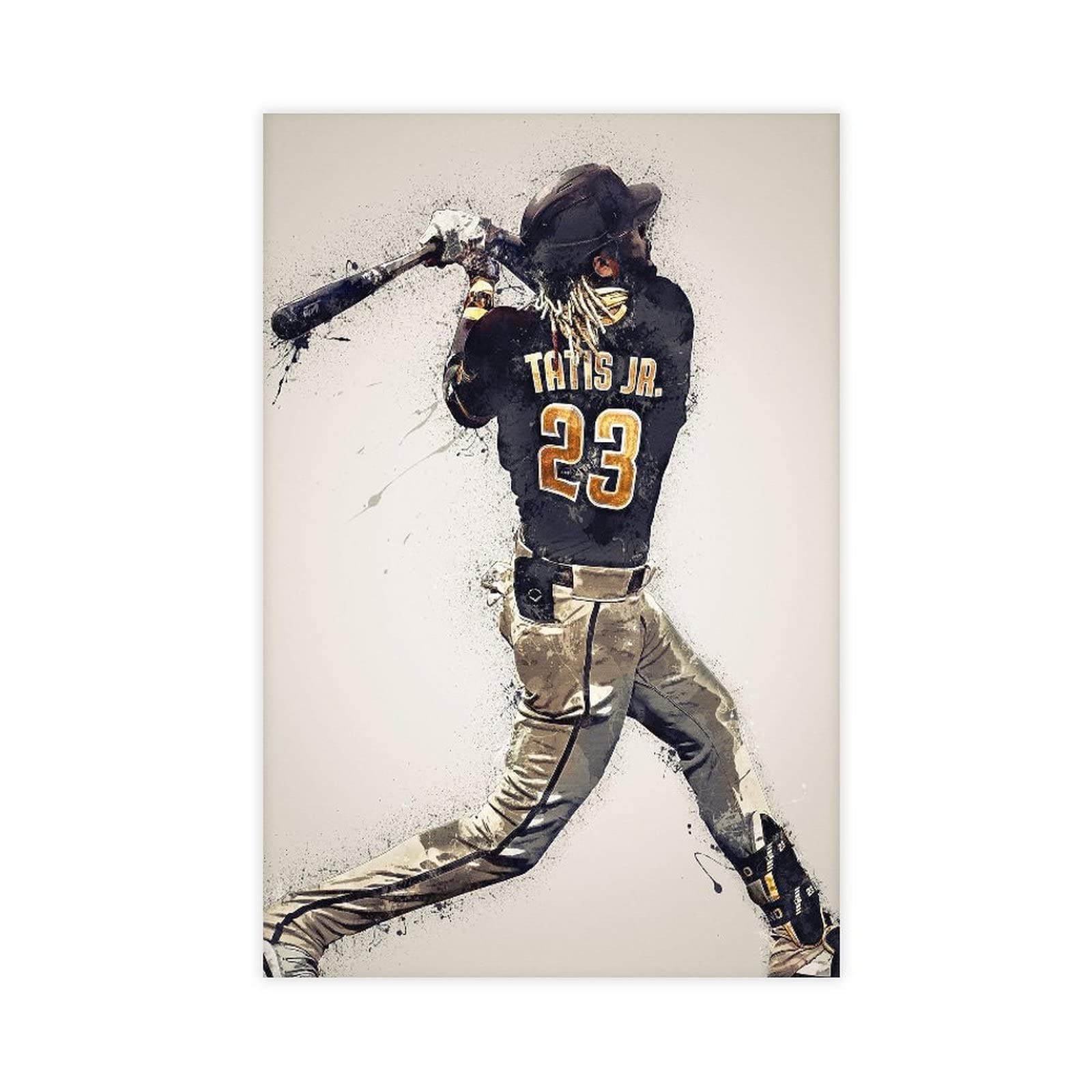 Amazon.com: TUBALU Fernando Tatis Jr Poster Baseball Art 1 Canvas ...