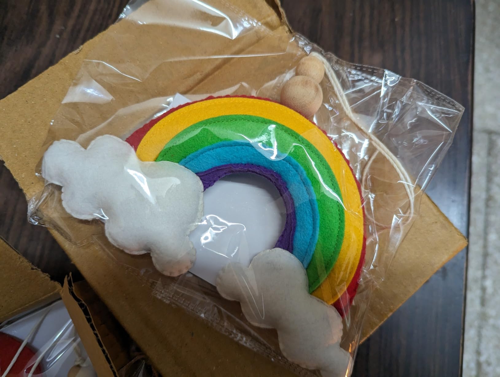 AGD Handmade Rainbow Ornaments, Colorful Kids bedroom Nursery Decor ...