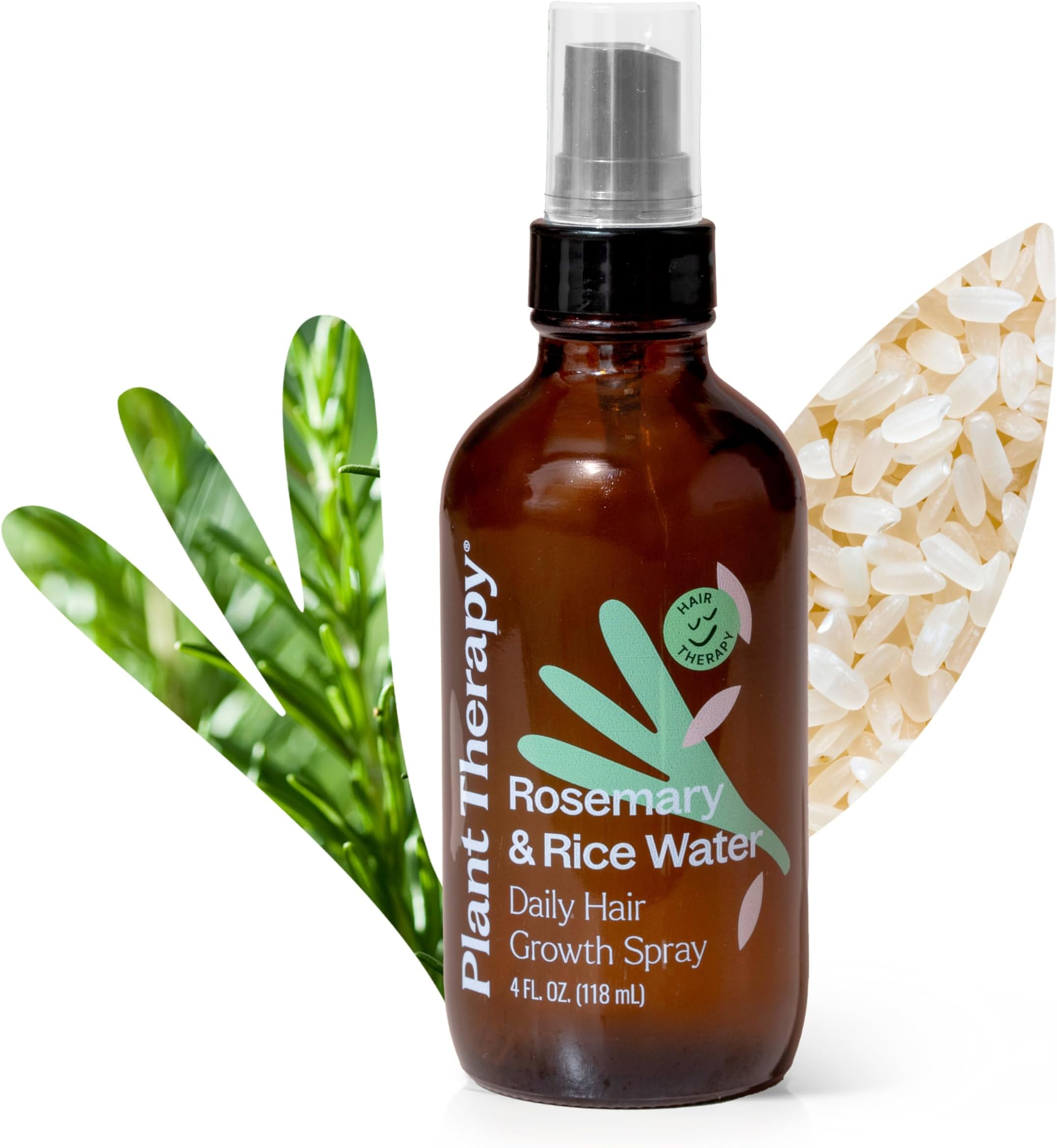 Amazon.com : Plant Therapy Rosemary & Rice Water Spray 4 oz Daily Hair ...