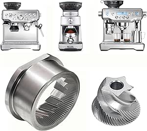 Conical Grinder Burr Set Replacement Compatible with Breville Espresso ...