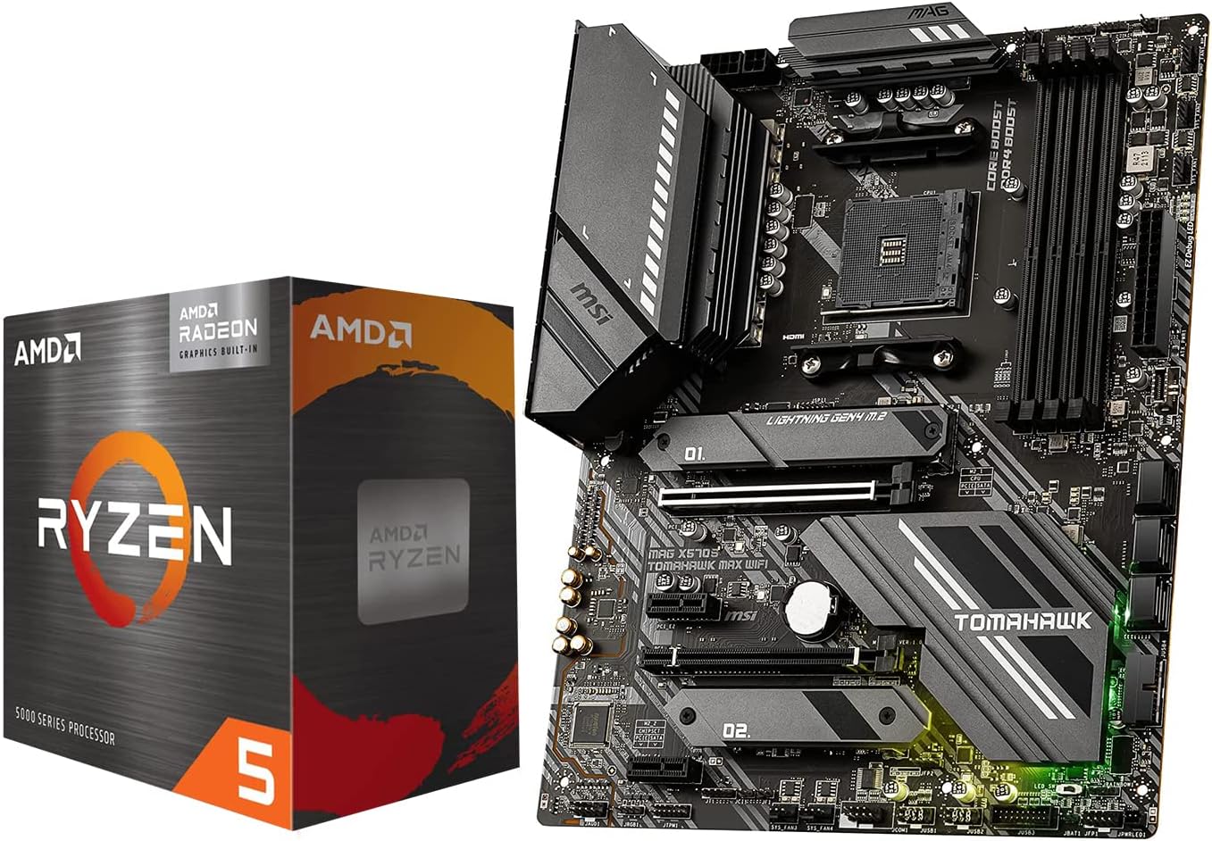 Amazon.com: INLAND Micro Center AMD Ryzen 5 5600X Desktop Processor ...