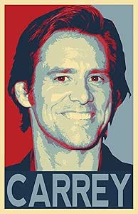 Amazon.com: Jim Carrey Illustration - Hollywood Comedian Icon Pop Art ...