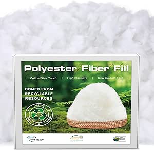 Amazon.com: GarfxG Polyester Fiber, 2.2LB/1000G, Fake Clouds Snow ...