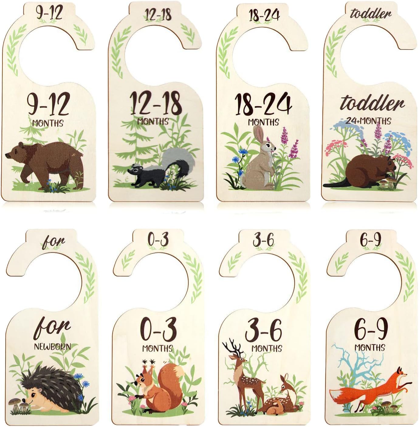 Amazon.com: Baby Closet Dividers 8 PCS - Cute Baby Clothes Organizer ...