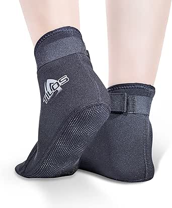 Amazon.com: Tilos 2mm Neoprene Fin Socks for Scuba Diving, Snorkeling ...