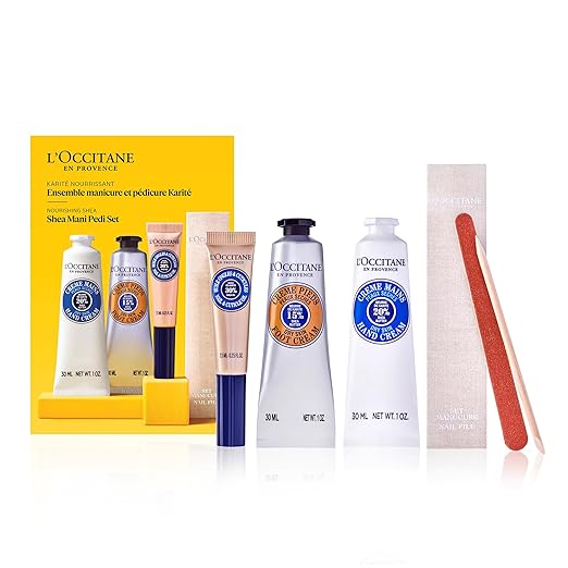Amazon.com: L'OCCITANE Shea Mani Pedi Set: Soften, Moisturize and ...