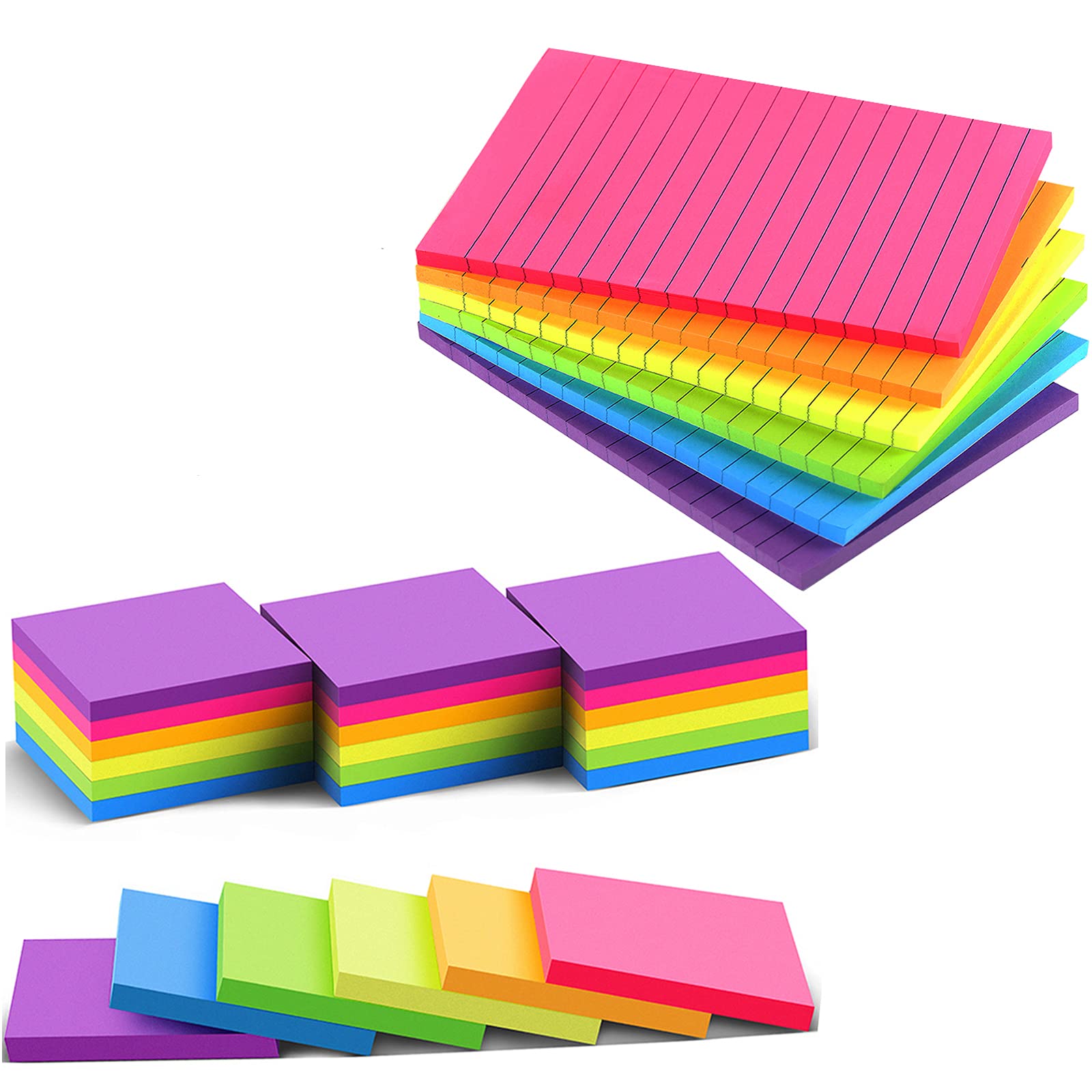 Amazon.com : 3X3 Sticky notes and 4X6 sticky notes : Office Products