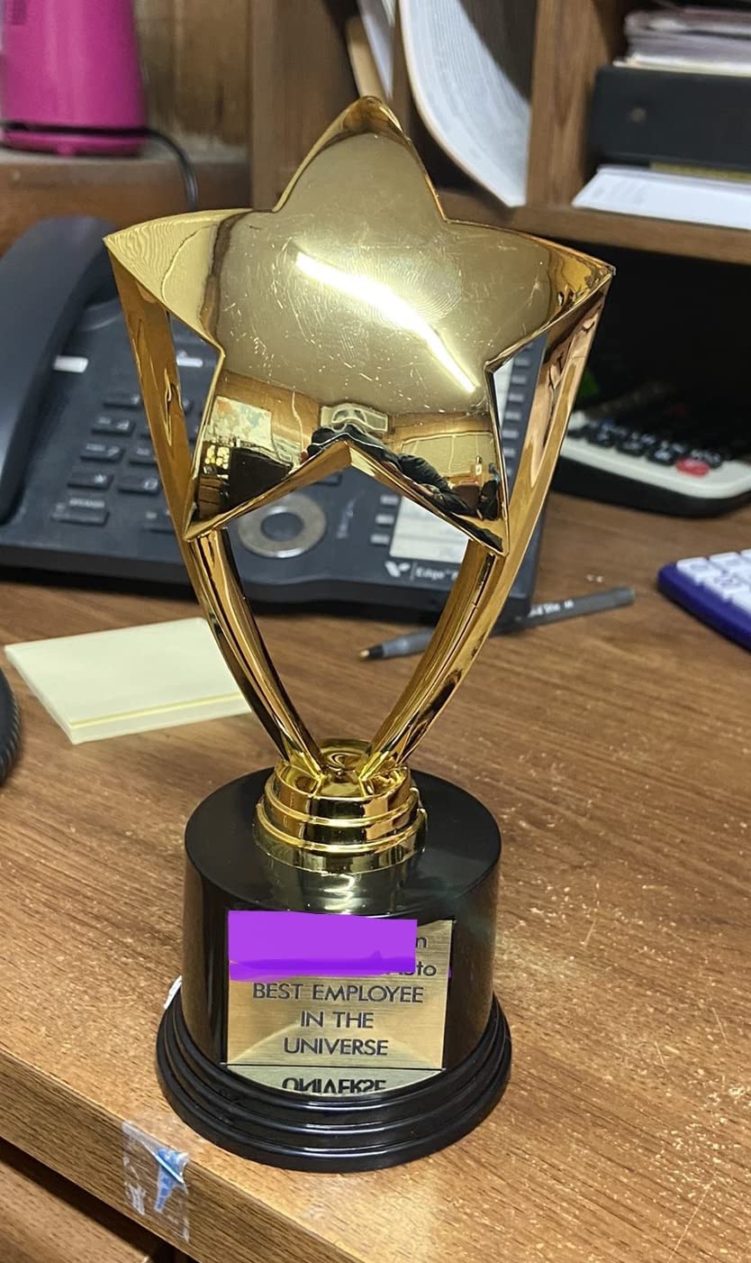 $5/mo - Finance Crown Awards Gold Star Trophies with Custom Engraving ...