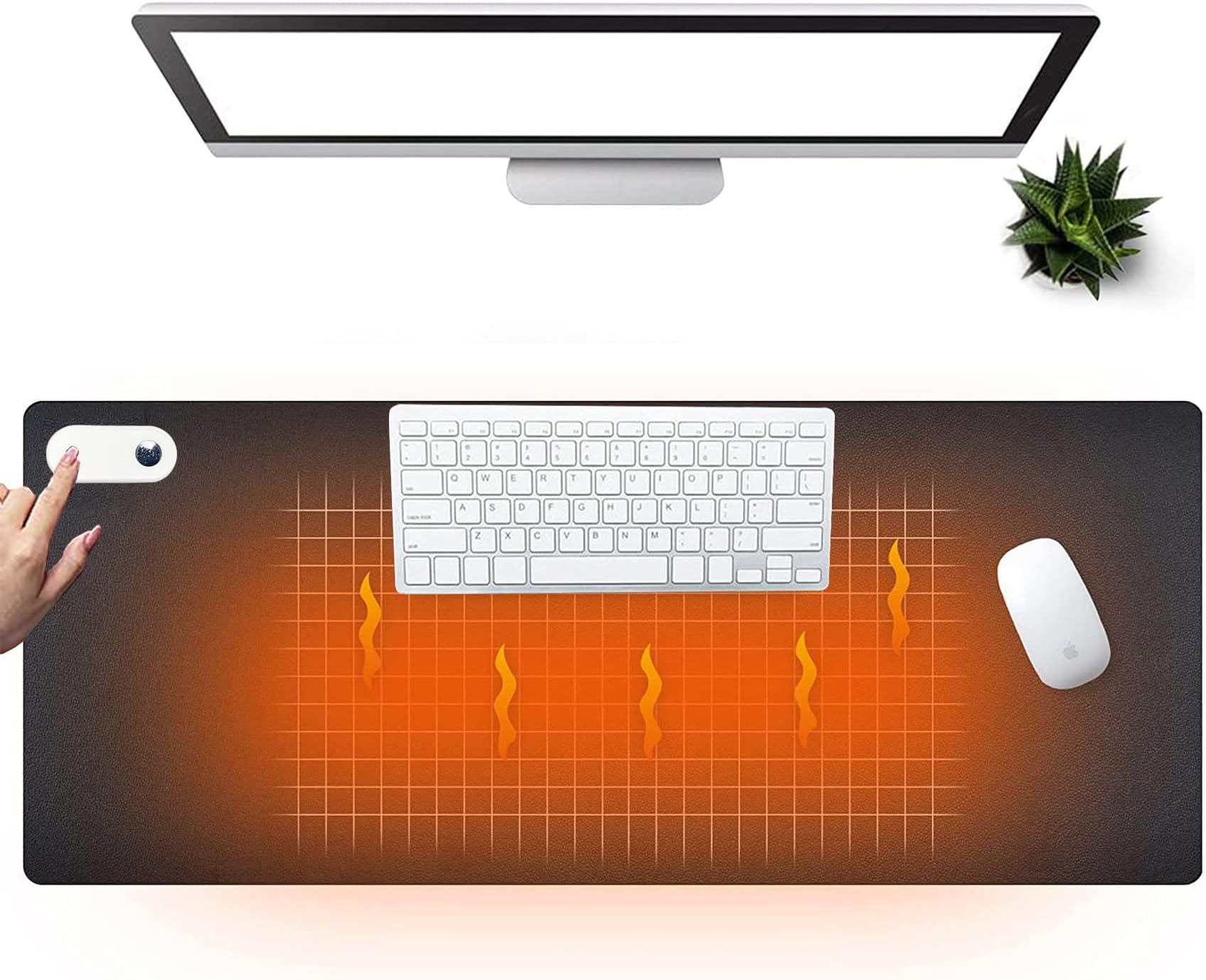 Amazon.com : Estleys Warm Desk Pad, Heated Mouse Pad, Keyboard Mat ...