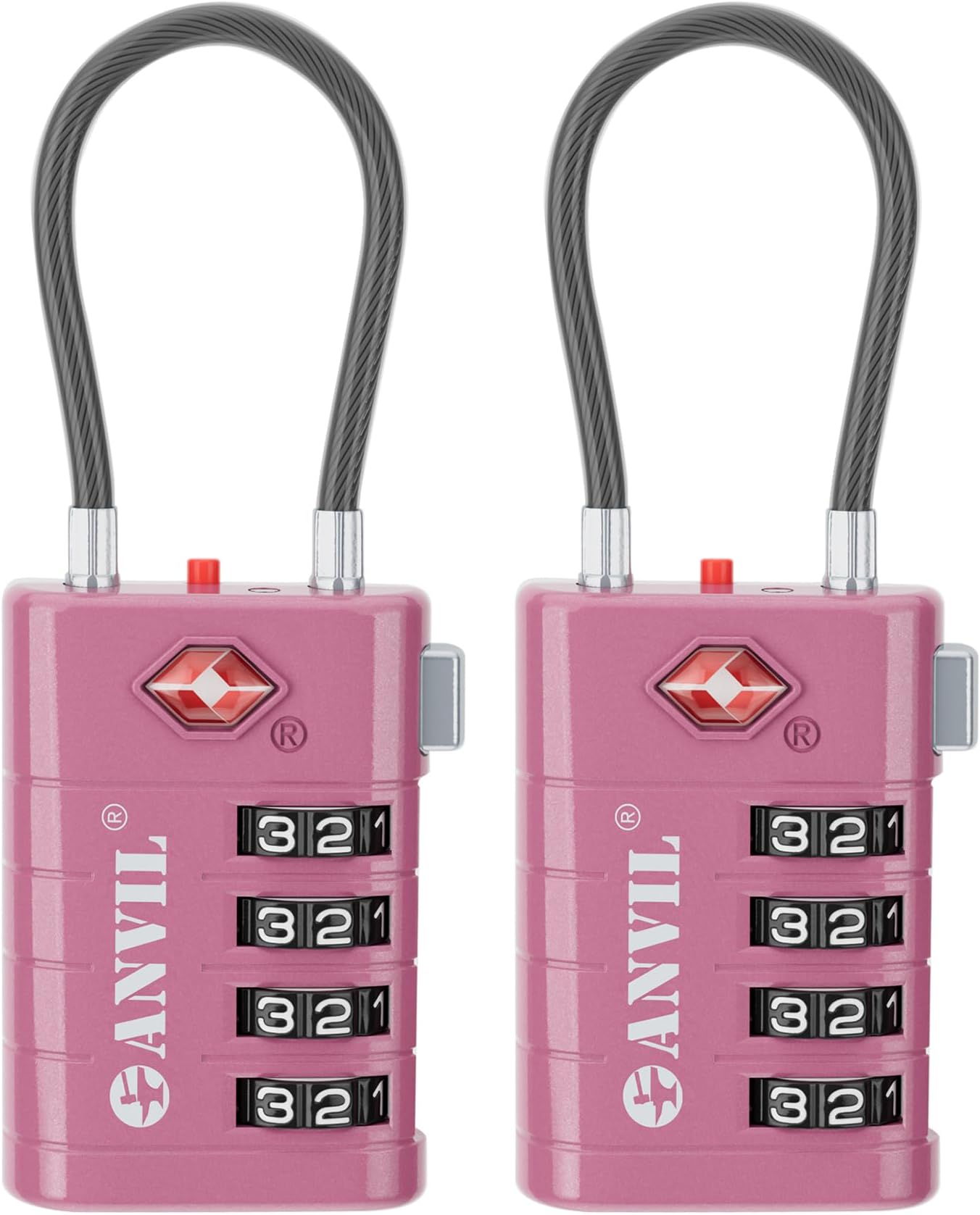 Amazon.com: TSA Accepted Luggage Travel Lock, Set-Your-Own Combination ...