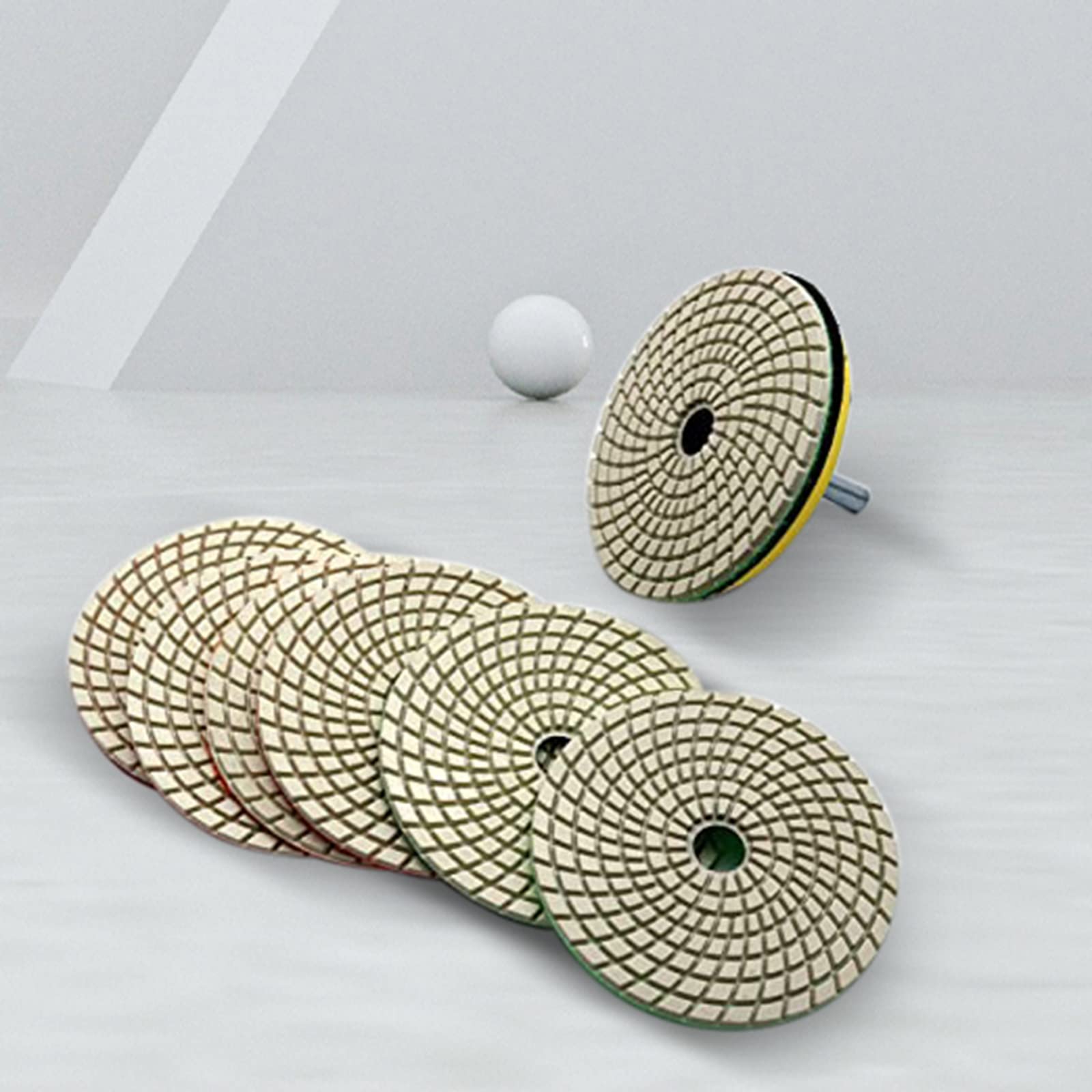 5/8-11 Thread Polishing Disc 1PCS 4 Inch Diamond Polishing Disc With 5/ ...