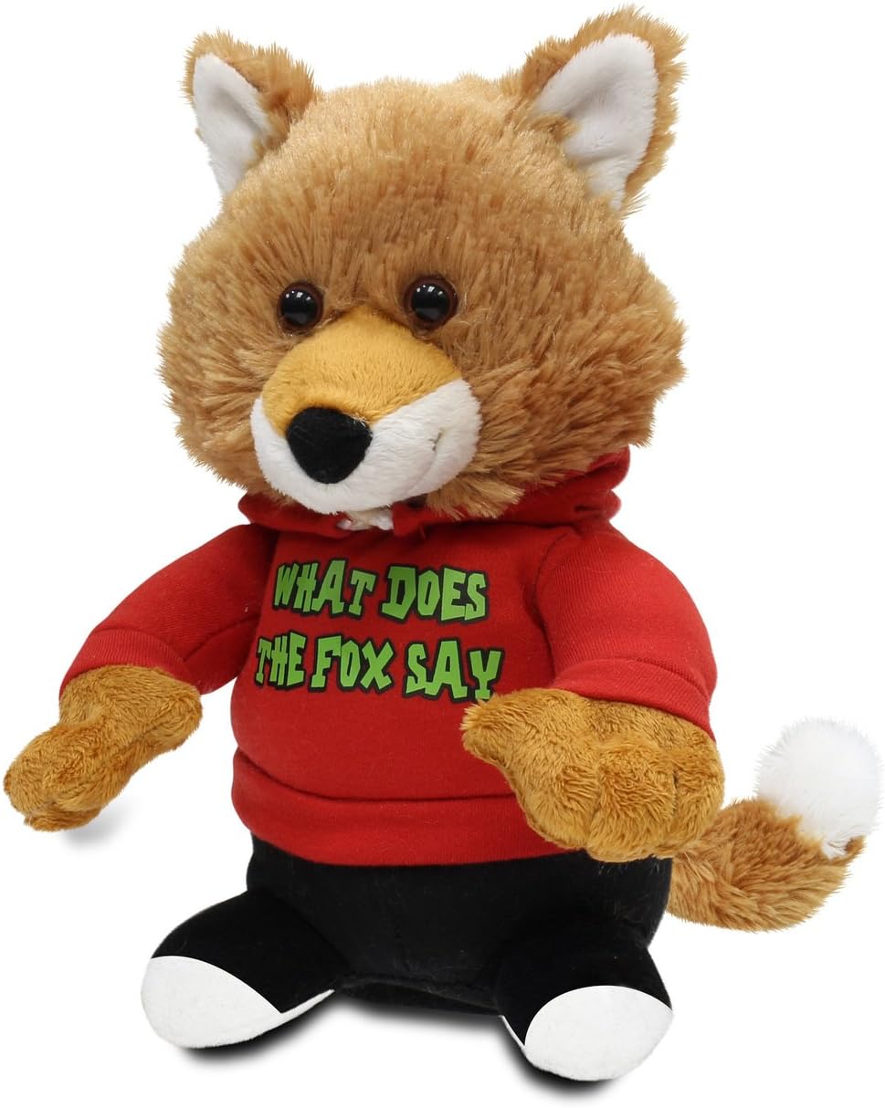 Amazon.com: Cuddle Barn The Fox Jr. Toy What Does The Fox Say : Toys ...
