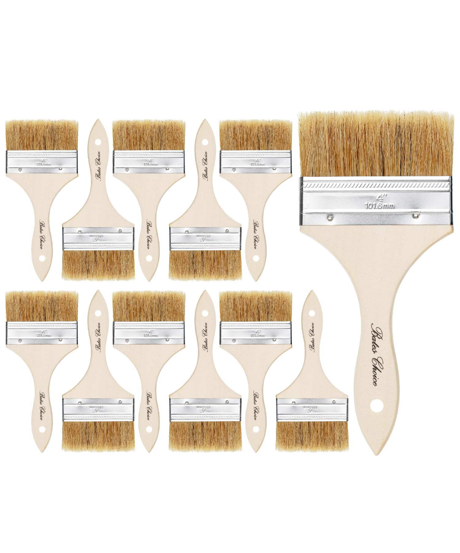 Amazon.com: Bates- Chip Paint Brushes, 4 Inch, 12 Pack, Chip Brush ...