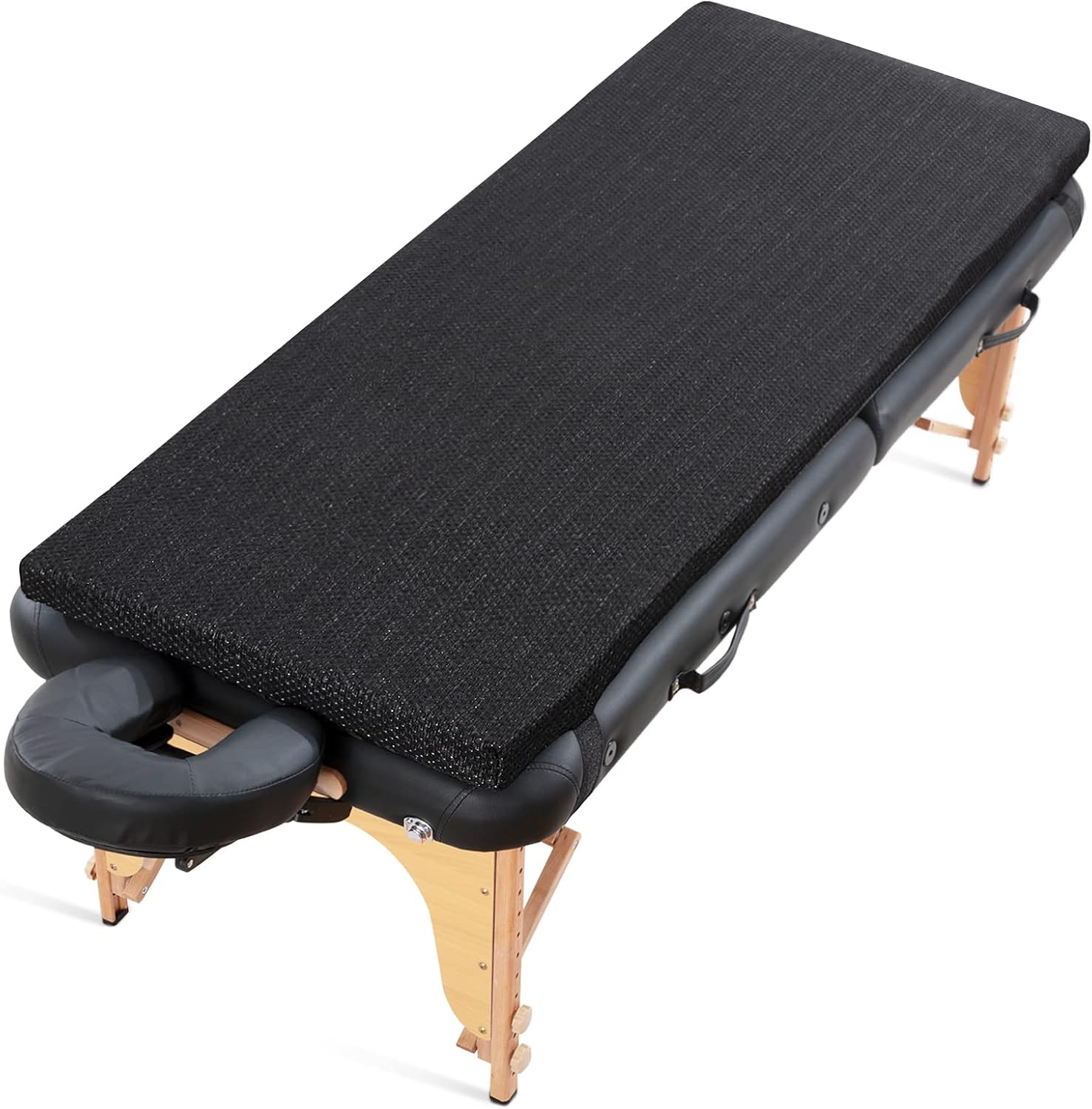 Amazon.com: HOMBYS Memory Foam Massage Bed Mattress Topper with ...