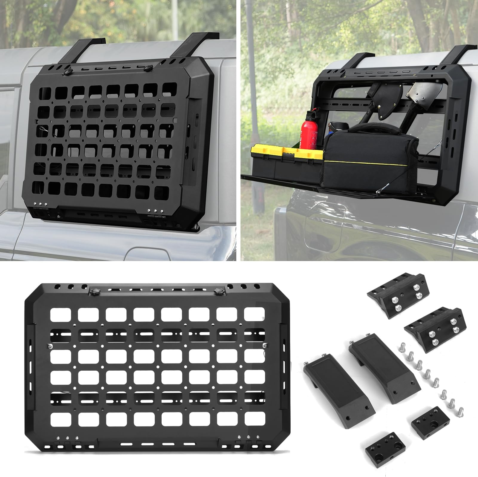 Amazon.com: Z8 Rear Window Storage Panel Kit,Modular Tactical Molle ...