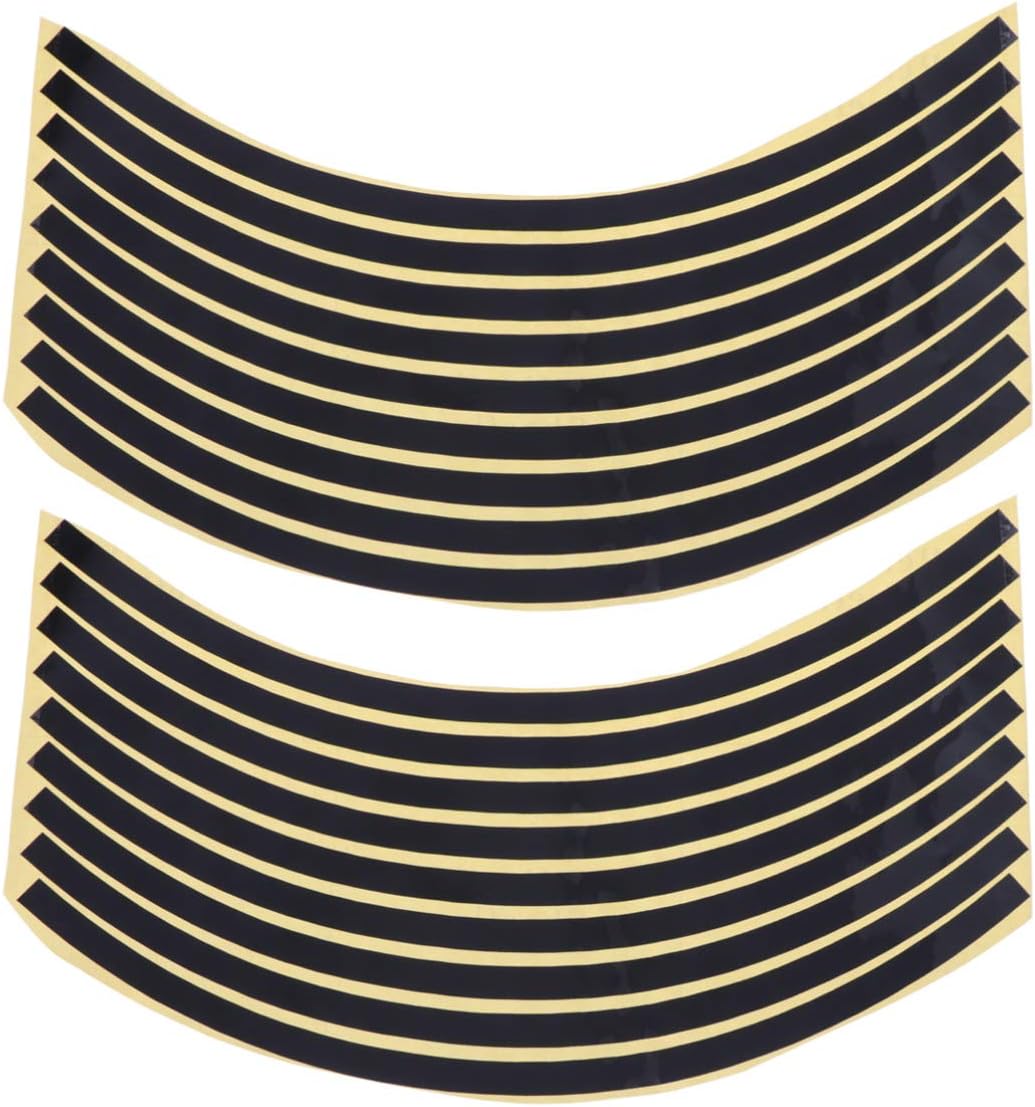 Amazon.com: Wakauto 10-17 Reflective Rim Tape for Motorcycle Car Wheels ...