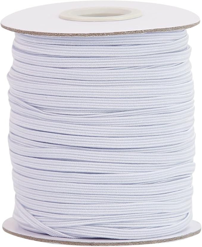Amazon.com: Flat Elastic Band for Sewing, 1/8 inch 50 Yards High ...