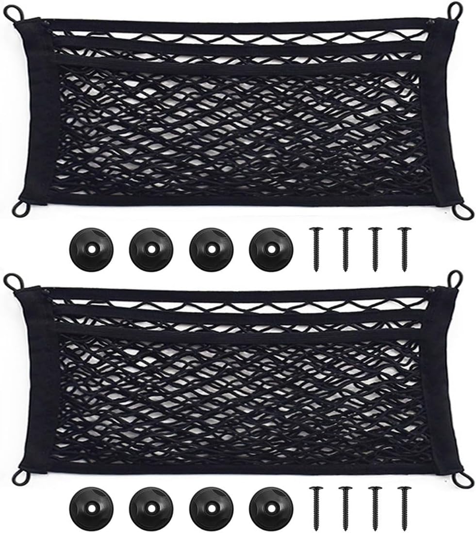 Amazon.com: LINGOL [2 Pack] 3-Layer Large Cargo Net for Trunk RV Boats ...