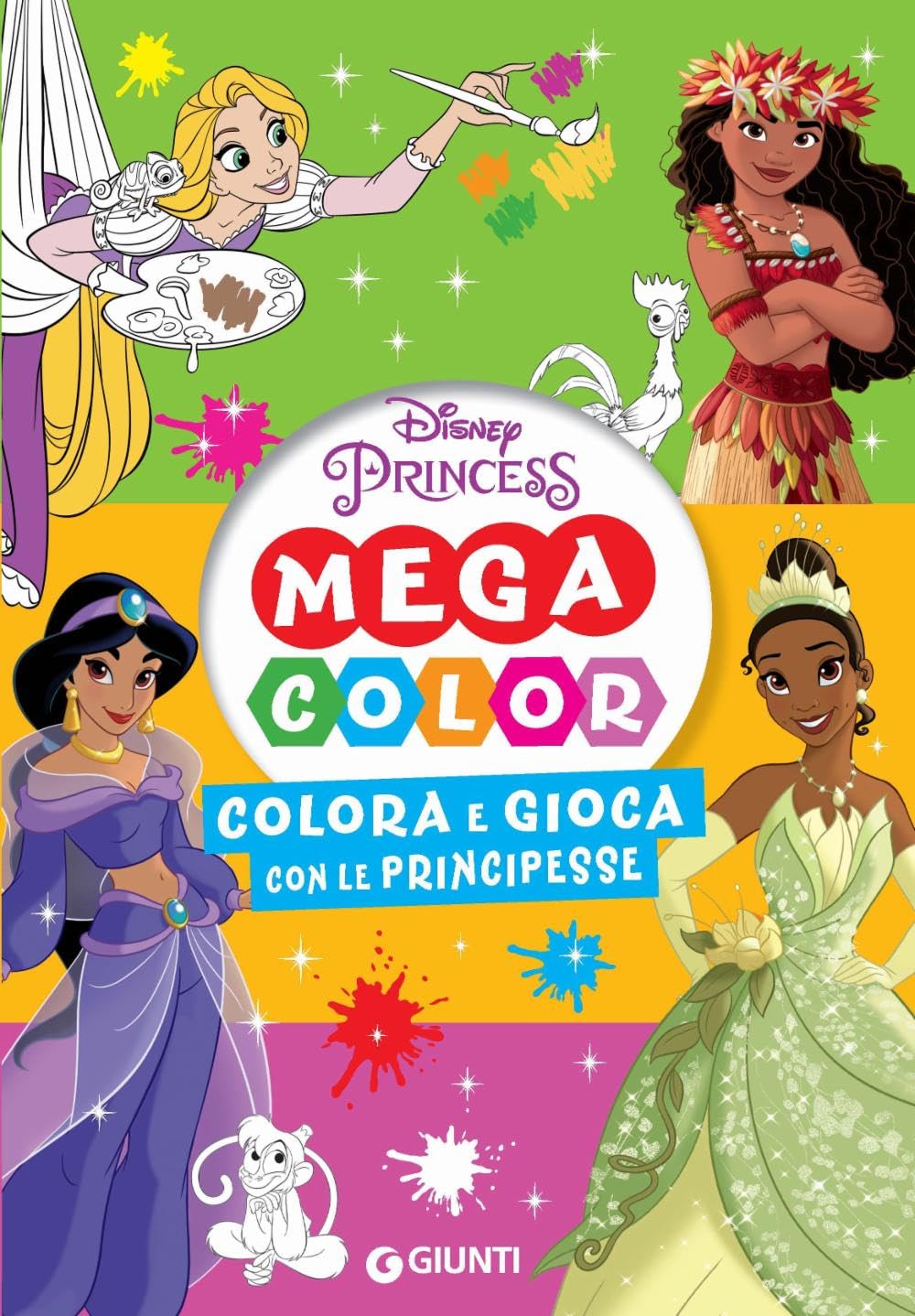 Colora e gioca con le principesse. Mega color. Disney princess. Ediz ...