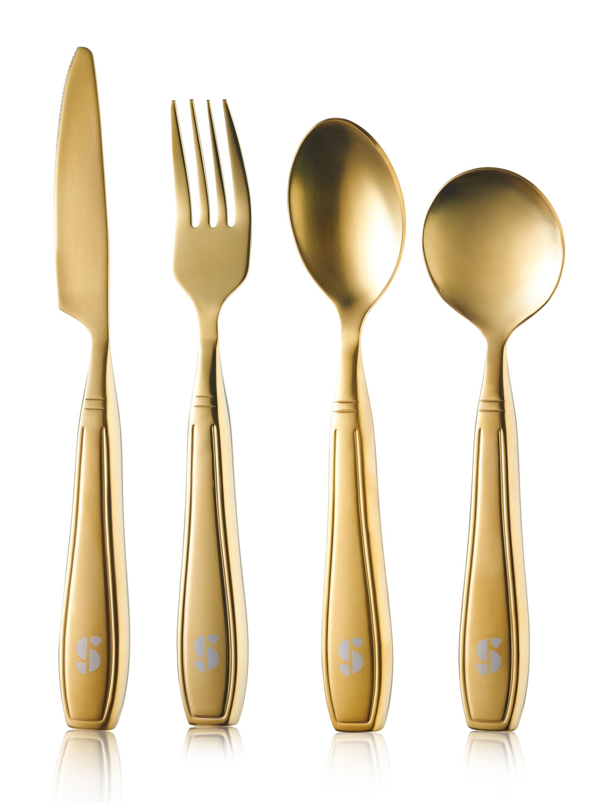 Amazon.com: Special Supplies Premium Stainless Steel Weighted Flatware ...