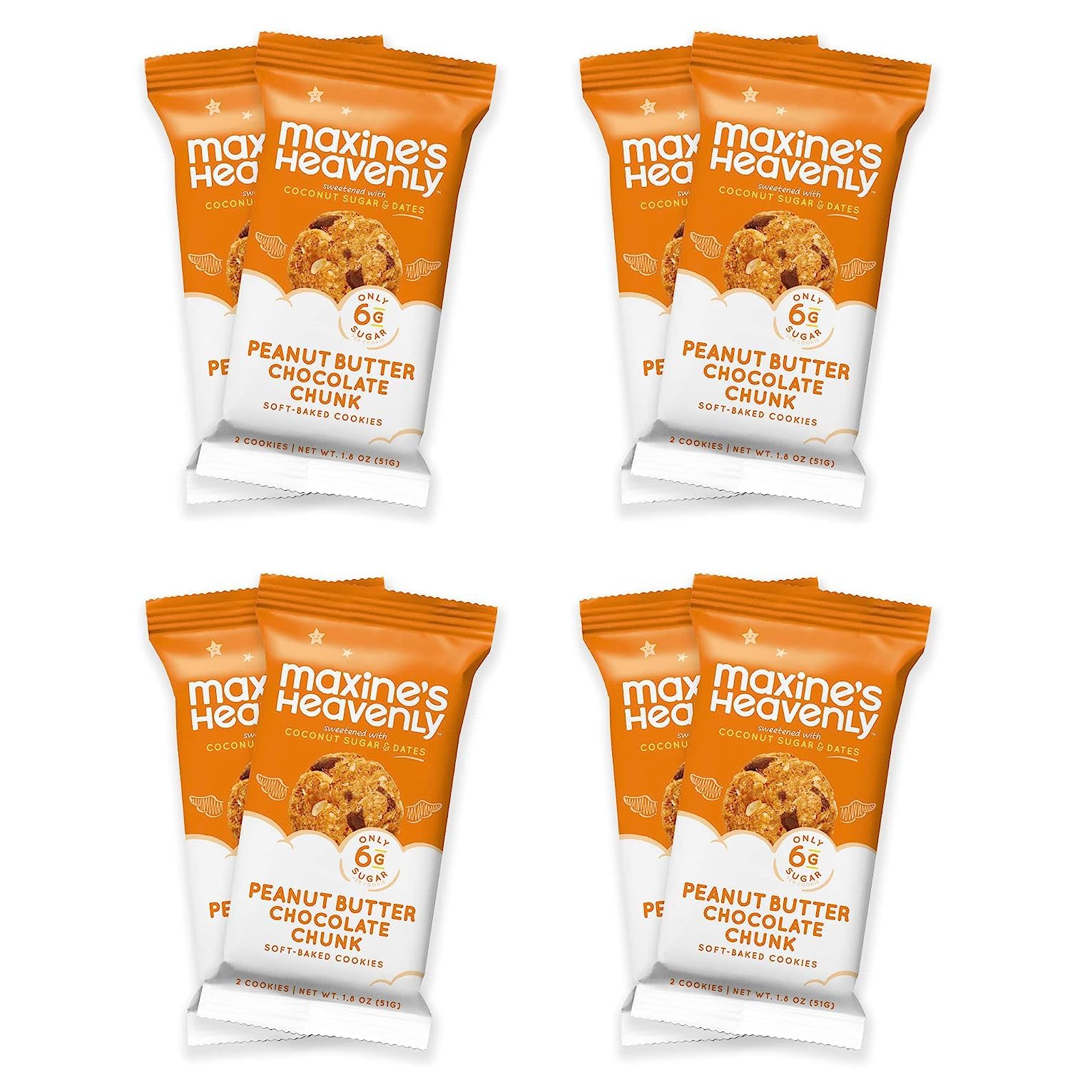 Amazon.com: Maxine's Heavenly Gluten Free Cookie Packs - Soft Baked ...