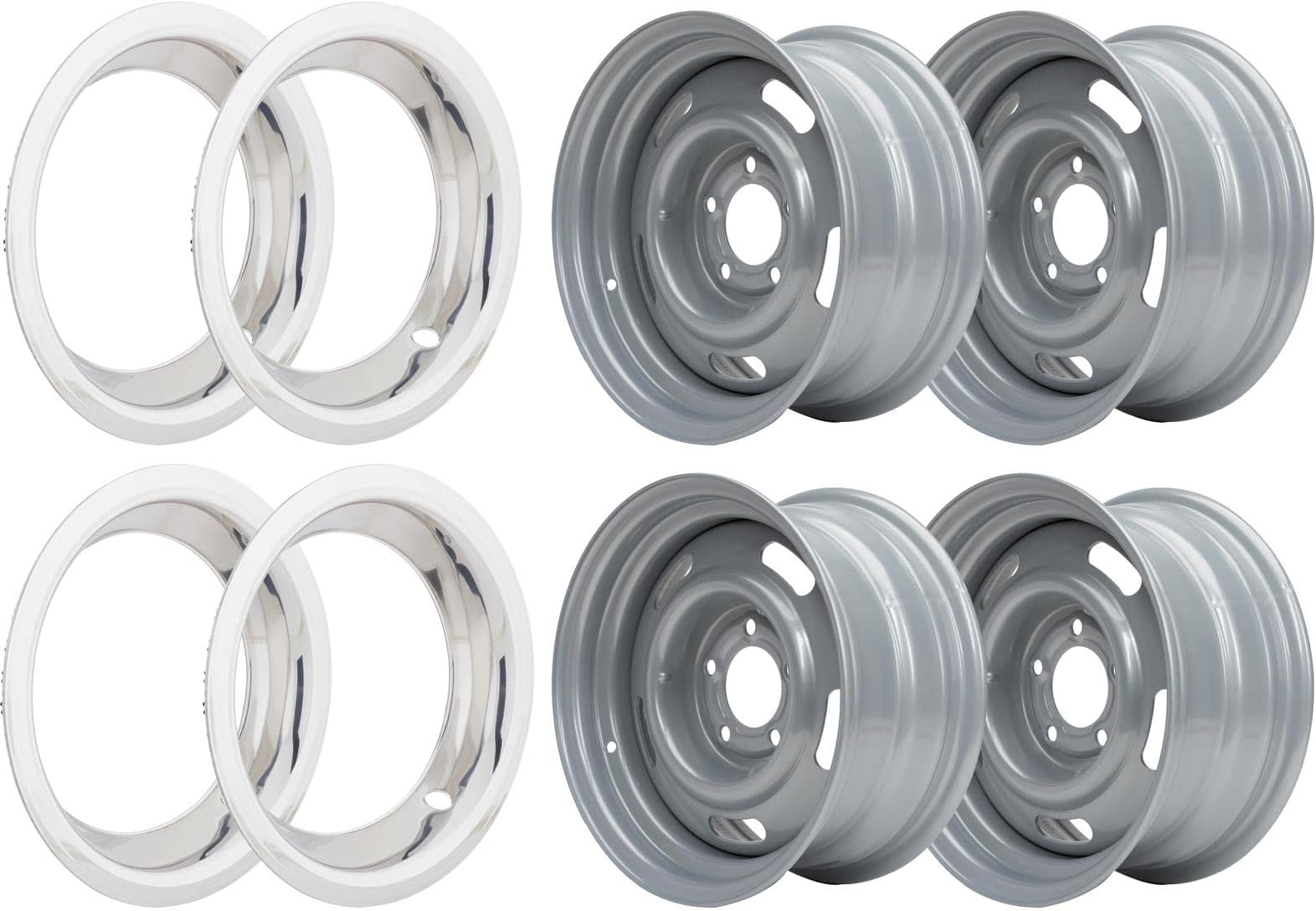 Amazon.com: Cragar 313-5605P Chrome Smoothie Wheel : Automotive