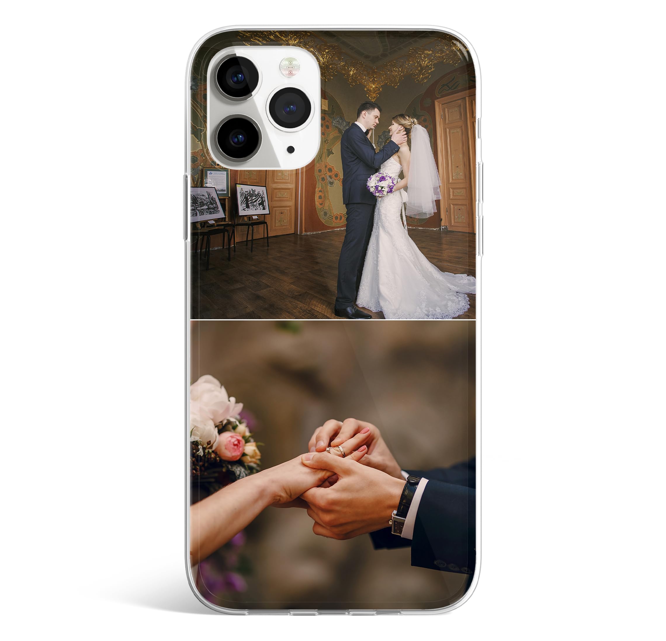 Personalised Photo Phone Case for iPhone 13 Custom Clear TPU Rubber ...