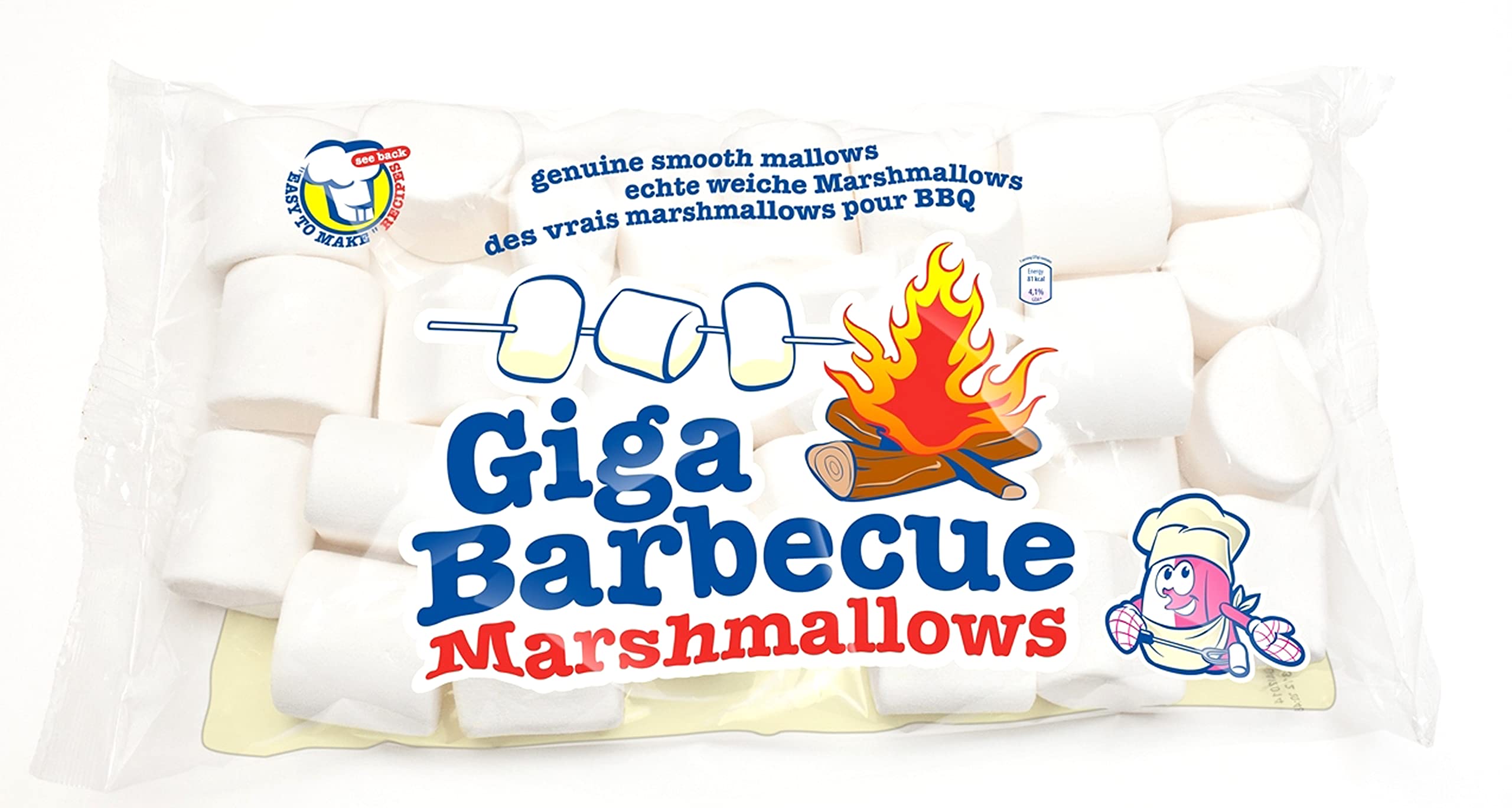 Buy Extra Large Marshmallows 750G - Perfect for Summer Roast & Barbecue ...